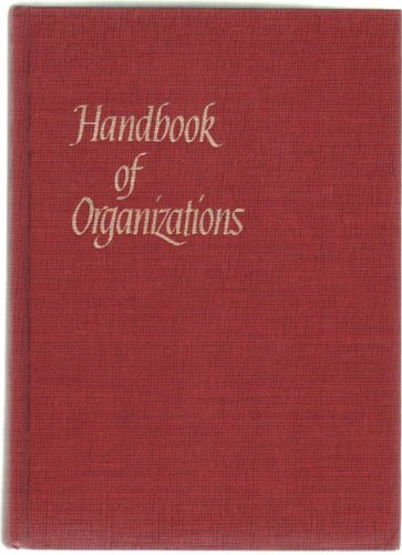 Handbook of Organizations: James G. March: Amazon.com: Books