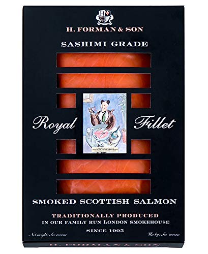 Amazon.com : H. Forman & Son London Cure Smoked Scottish Salmon, Royal ...