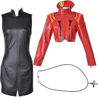Amazon.com: RTXBQU Anime Katsuragi Misato Cosplay Costume Women Dress ...