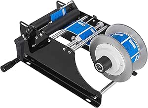 Manual Round Bottle Labeling Machine, Adjustable Bottle Labeler, Semi ...