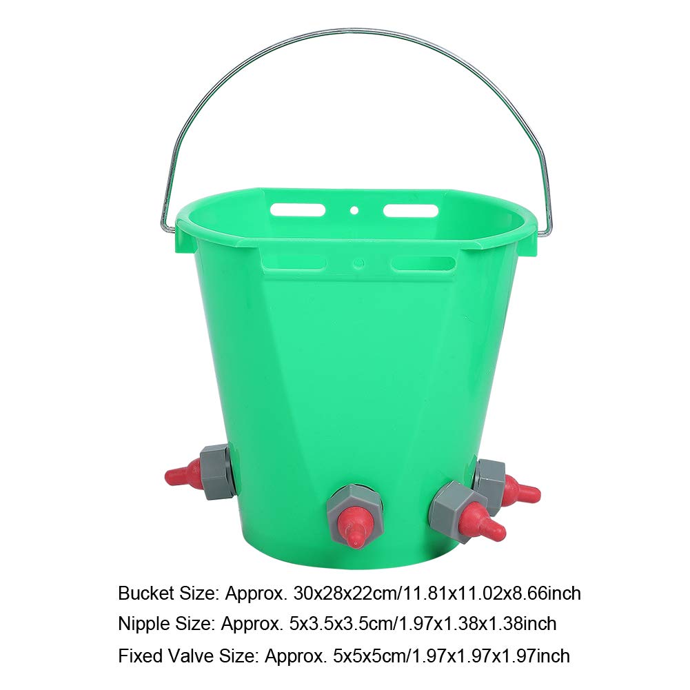 Snapklik.com : EVTSCAN 8L Calf Feeder Bucket,Plastic Milk Feed Bucket ...
