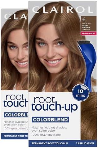 Amazon.com : Clairol Root Touch-Up by Nice'n Easy Permanent Hair Dye, 6 ...