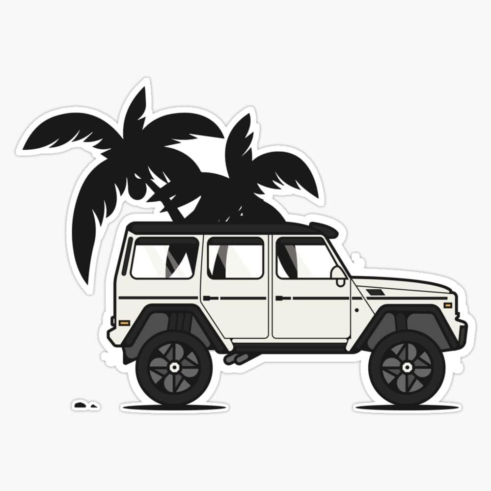 Amazon.com - G-Wagon Vinyl Decal Bumper Sticker 5"