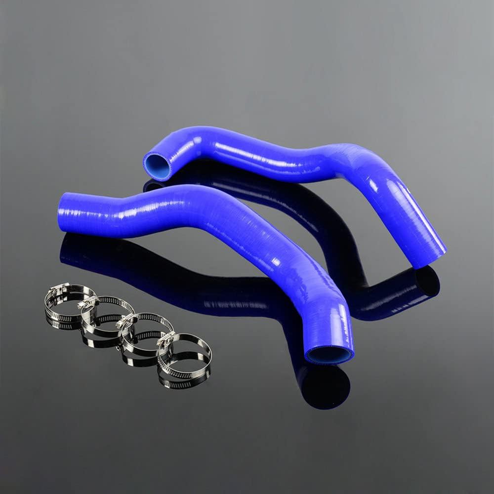 Amazon.com: Silicone Upper Radiator Hose W/Clamps Compatible with ...