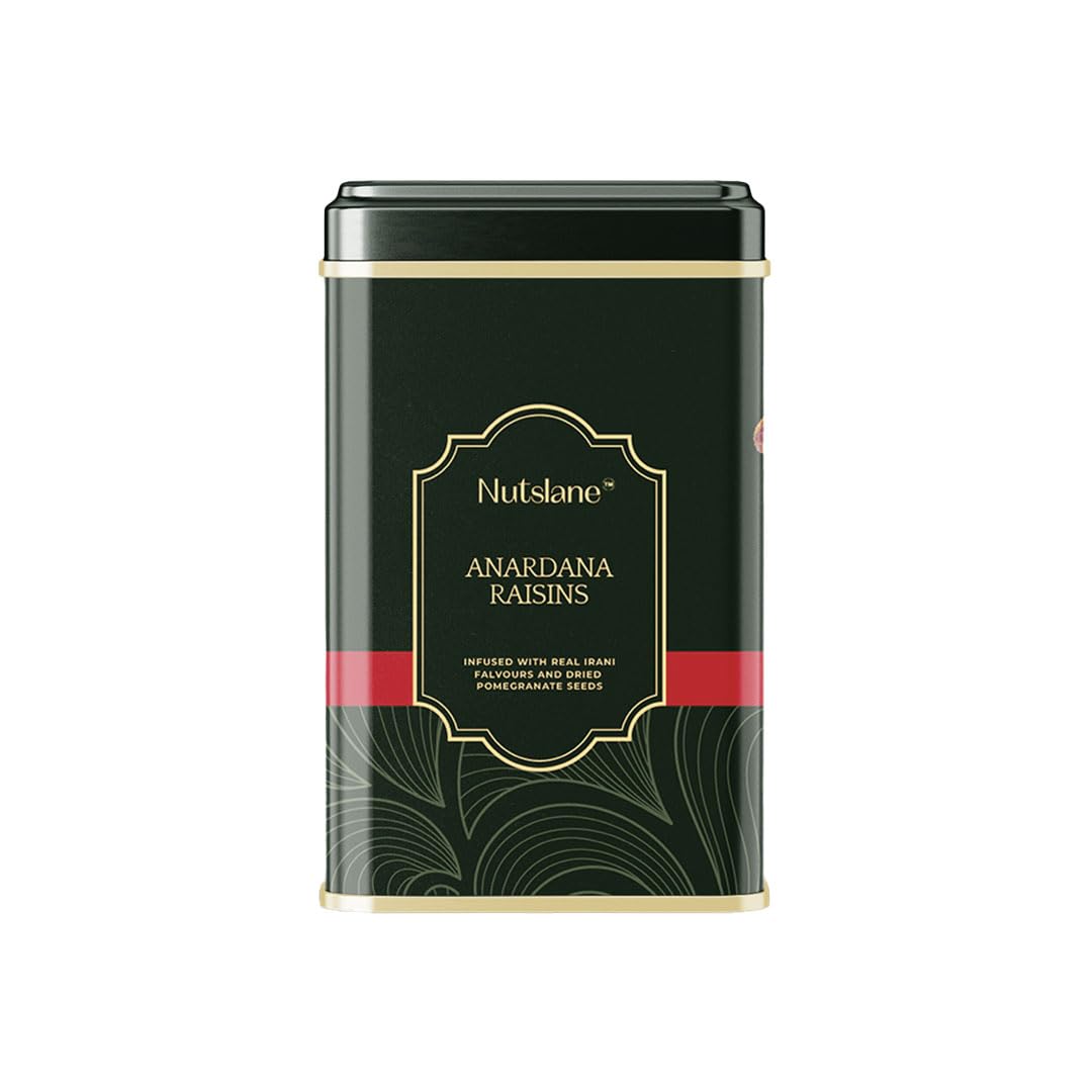 Nutslane Premium Anardana Raisins 150g Tin Pack | Infused with Real ...