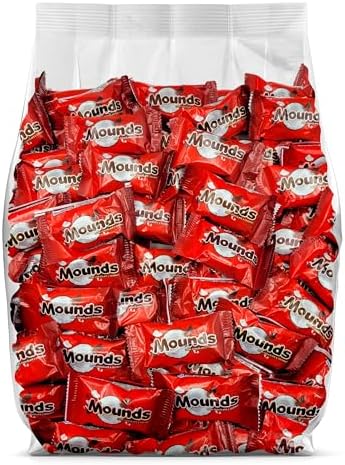 Amazon.com: Yummy Chew Mounds Snack Size Chocolate Candy Bars - Coconut ...