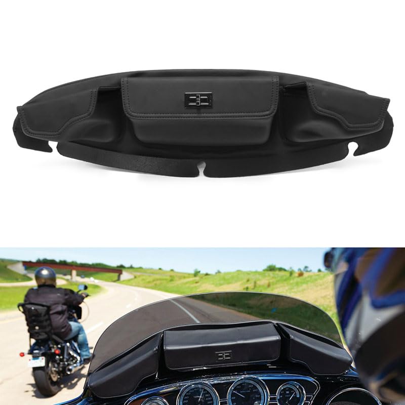 Motorcycle Fairing Pouch Kuryakyn Lower Fairing Door Pocket For Harley