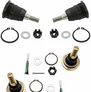 Amazon.com: Replacement Front Upper and Lower Ball Joint Kit Set for ...