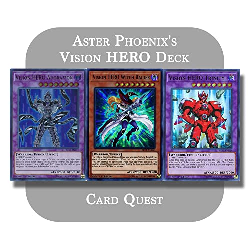 Yu-Gi-Oh! GX - Aster Phoenix's Complete Vision Hero Fusion Deck | WantItAll