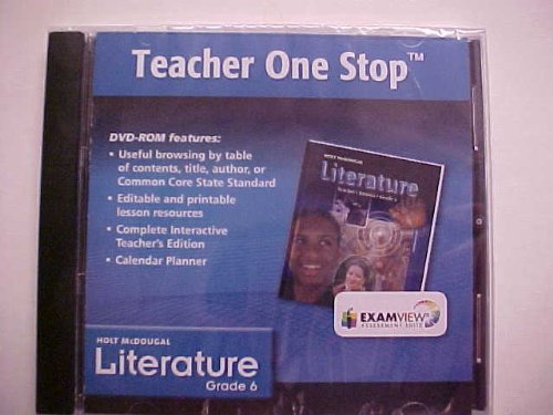 Holt McDougal Literature Grade 6 Teacher One Stop DVD-ROM: Holt ...