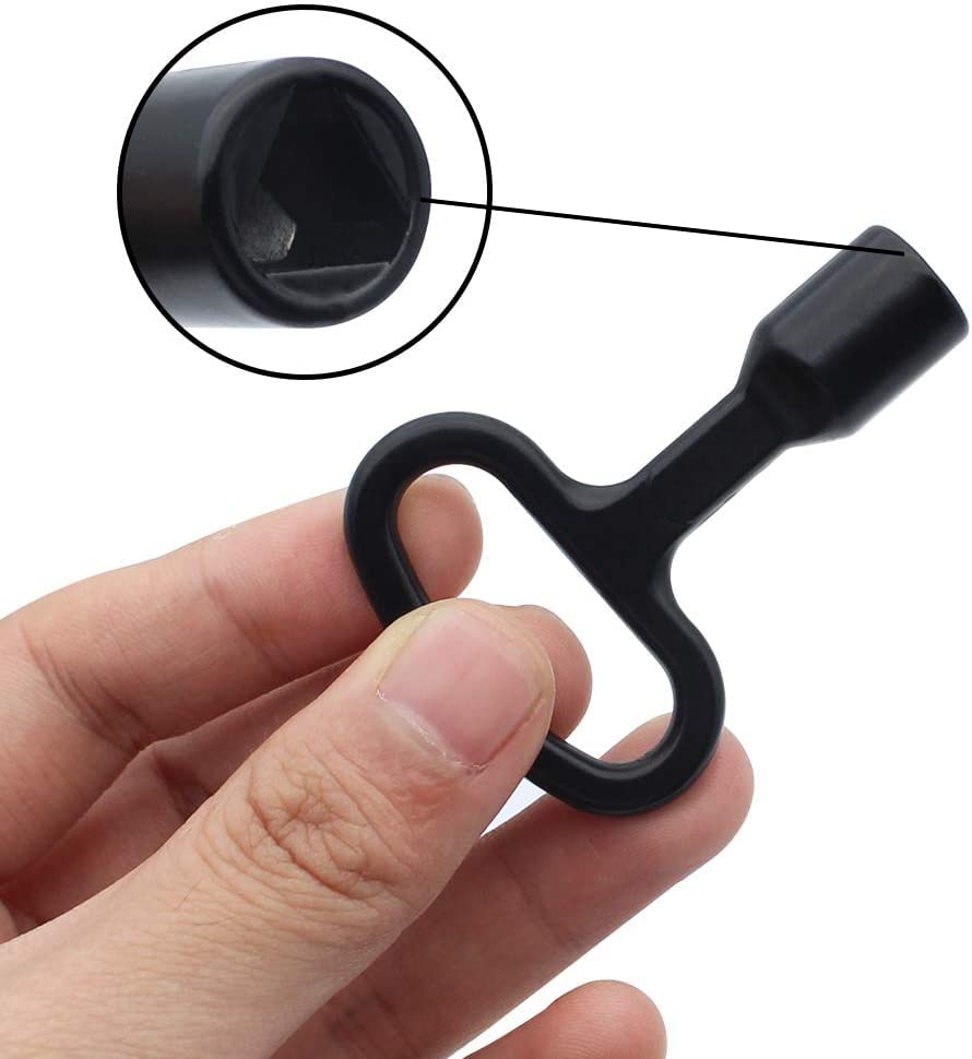 Srup Set of 4 9 mm Metal Triangle Keys, Triangle Key with Buckle ...