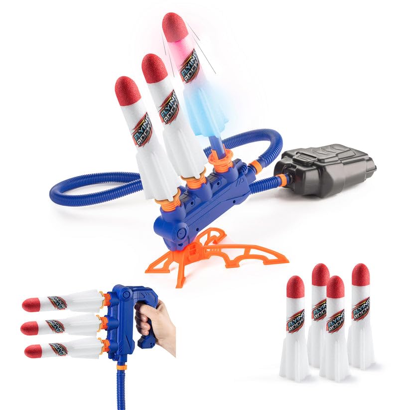 New Bounce Rocket Launcher for Kids - Adjustable 2-in-1 Jump Rocket Set ...