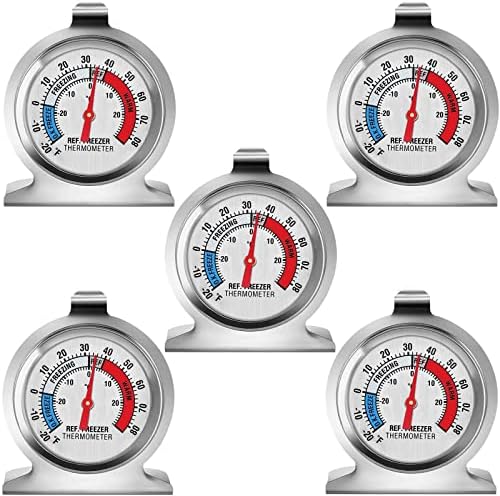 Amazon.com: Taylor Classic Series Large Dial Fridge/Freezer Thermometer ...