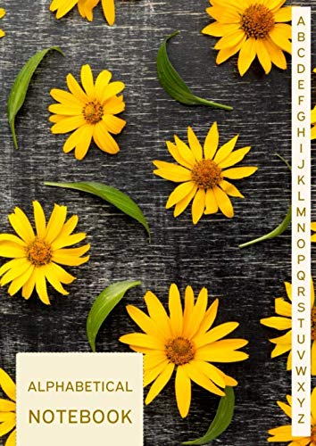 Alphabetical Notebook: A4 Large, A to Z Notebook with Alphabet Index ...