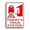 Amazon.com: Train Station Sign, All aboard! Personalized railroad decor ...