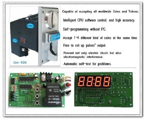 Sintron] Multi Coin Acceptor Selector CH-926 and Relay Timer Control ...
