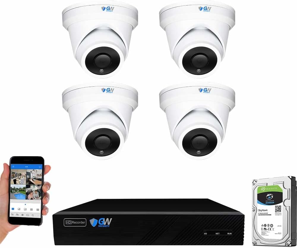 Amazon.com : GW Security 8 Channel 4K NVR 8MP AI Human & Vehicle ...