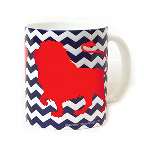 Buy Discovery of India Chevron Lion Microwave Safe Tea, Milk & Coffee ...