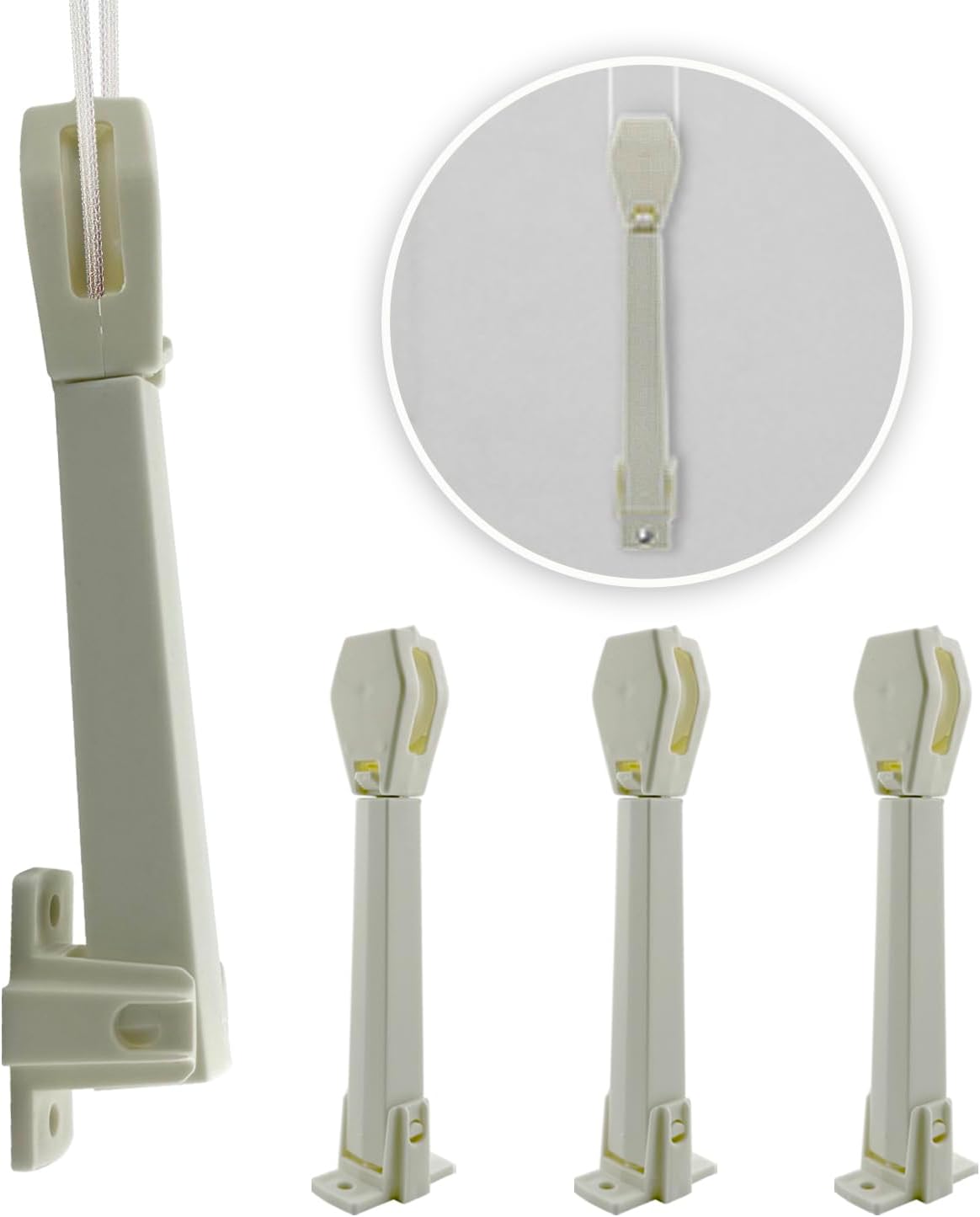 Amazon.com: Universal Cord Tensioner Spring Loaded, White, Adjustable ...