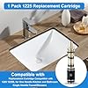 Dual Seal 1225 Replacement Cartridge, Compatible with Moen 1225 1225B ...