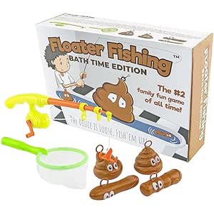 Buy Fairly Odd Novelties Fishing for Floaters Bath Game – Funny Poop ...