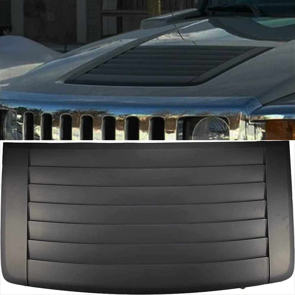 Amazon.com: PMFCA Louver Hood Air Vent Grille Panel For 2006-2010 H3 ...