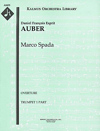 Amazon.com: Marco Spada (Overture): Trumpet 1 and 2 parts (Qty 2 each ...