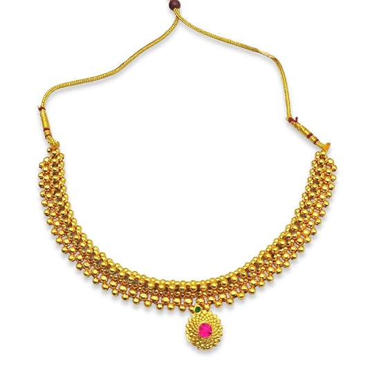 Buy LC JEWELZ Twinkling Beautiful Maharashtrian Tushi Gold Plated ...