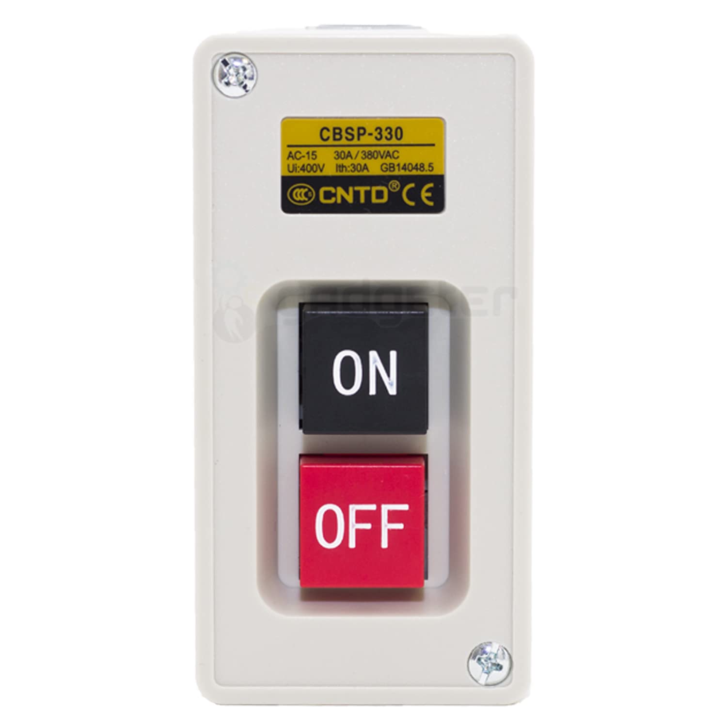 3 Phase 30A 3.7KW Maintained Self Lock On/Off Power Pushbutton Switch ...