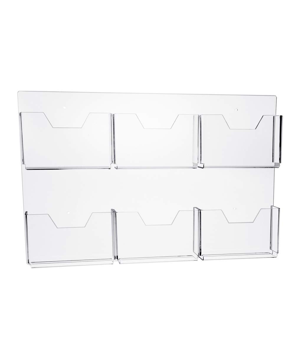 Amazon.com: SOURCEONE.ORG Multiple Pocket Deluxe Clear Postcard Holder ...