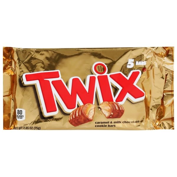 Amazon.com : Twix, Caramel And Milk Chocolate Cookie Bars, 2.65 Ounce ...