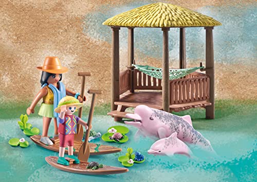 Playmobil 71143 Wiltopia Paddling tour with River Dolphins, Incl. beach ...