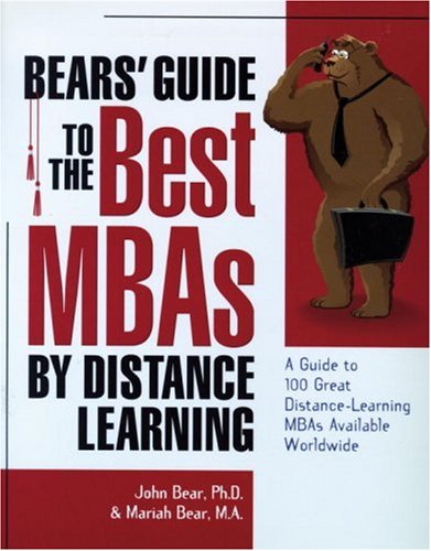 Amazon | Bears' Guide to the Best MBAs by Distance Learning | Bear ...