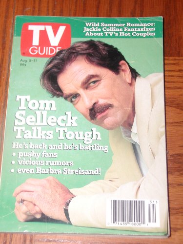 TV Guide 1995 Back Issue Tom Selleck Cover August 5-11 cover by Jeffery ...