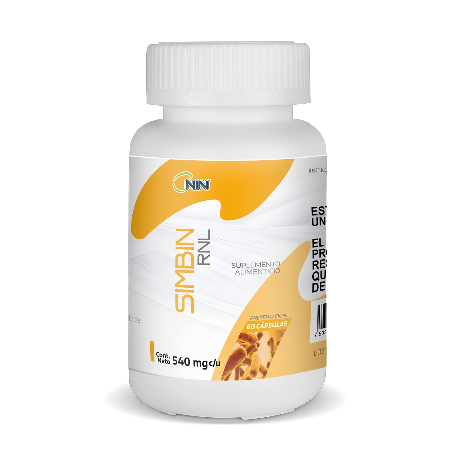 Simbin RNL Fórmula a base de Probióticos Sin Refrigeración 60 caps ...