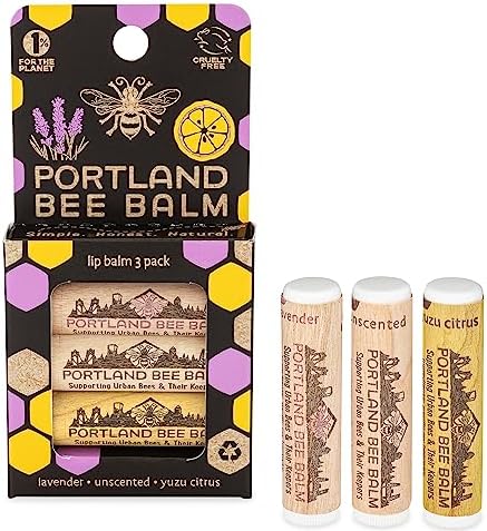 Amazon.com : Portland Bee Balm All Natural Handmade Beeswax Based Lip ...