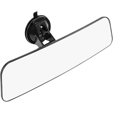 Amazon.com: 12" Large Convex Rear View Mirror, Suction Cup Anti-Glare ...