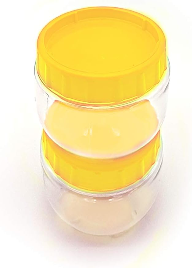 Stackable and Interlocking Food Storage Containers – Yellow Colour – 2 ...