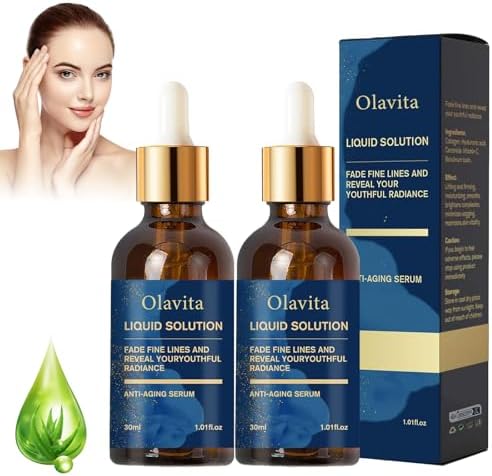 2PCS Olavita Liquid Solution - Liquid Wrinkle, Olavita Serum, Olavita ...
