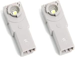 Amazon | MOTOR POWER トヨタ レクサス ホワイト LED インナーランプ 2個セット 白 フットランプ グローブボックス ...