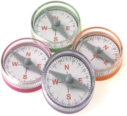 Amazon.com: Mini Pastel Compasses Party Supply Pack of 36 : Sports ...