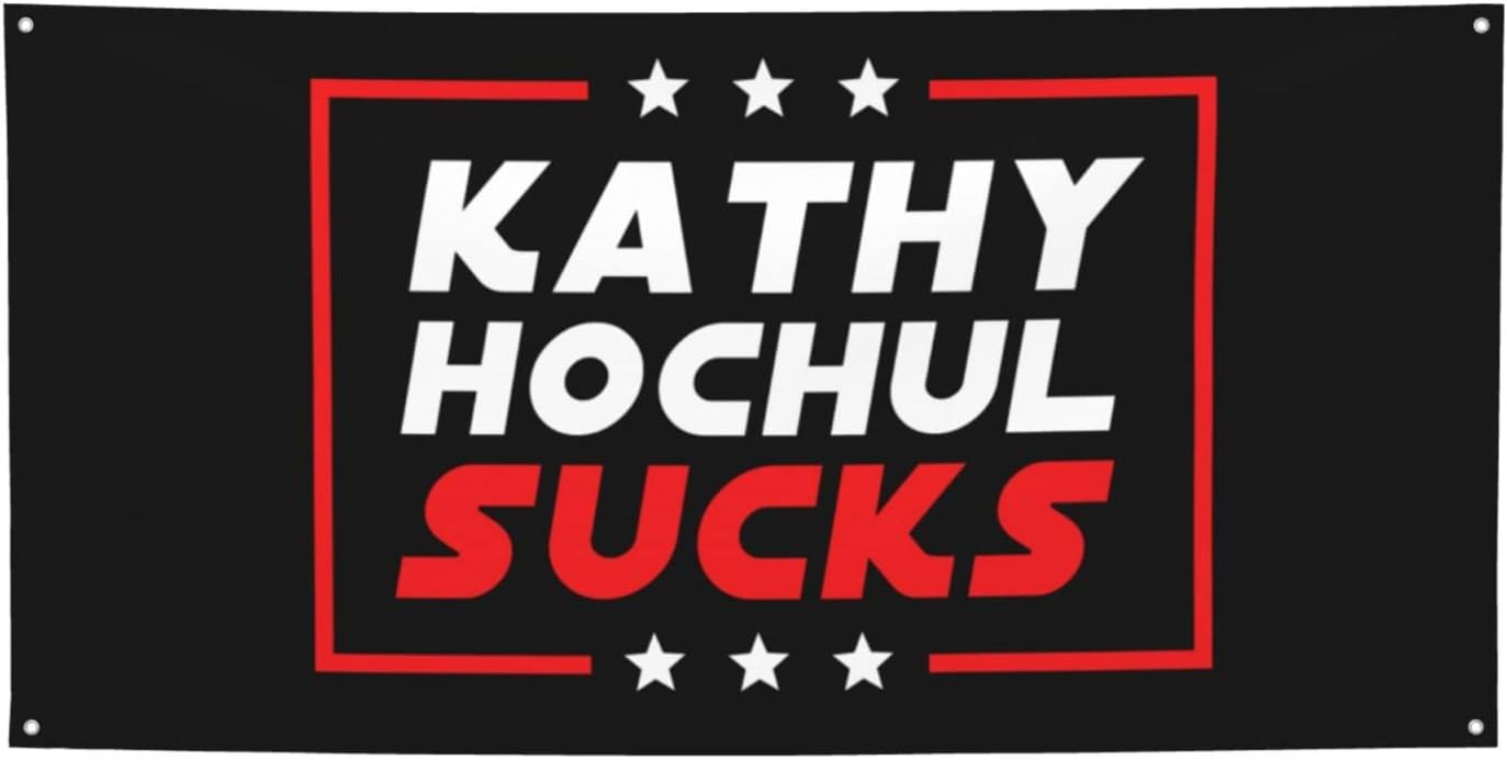 Amazon.com: Kathy Hochul Sucks Save New York Anti Hochul Banner Yard ...