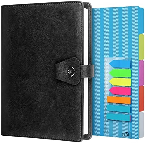 Amazon.com : DY.2ten Refillable A5 Notebook Set with Cover - 6 Hole ...