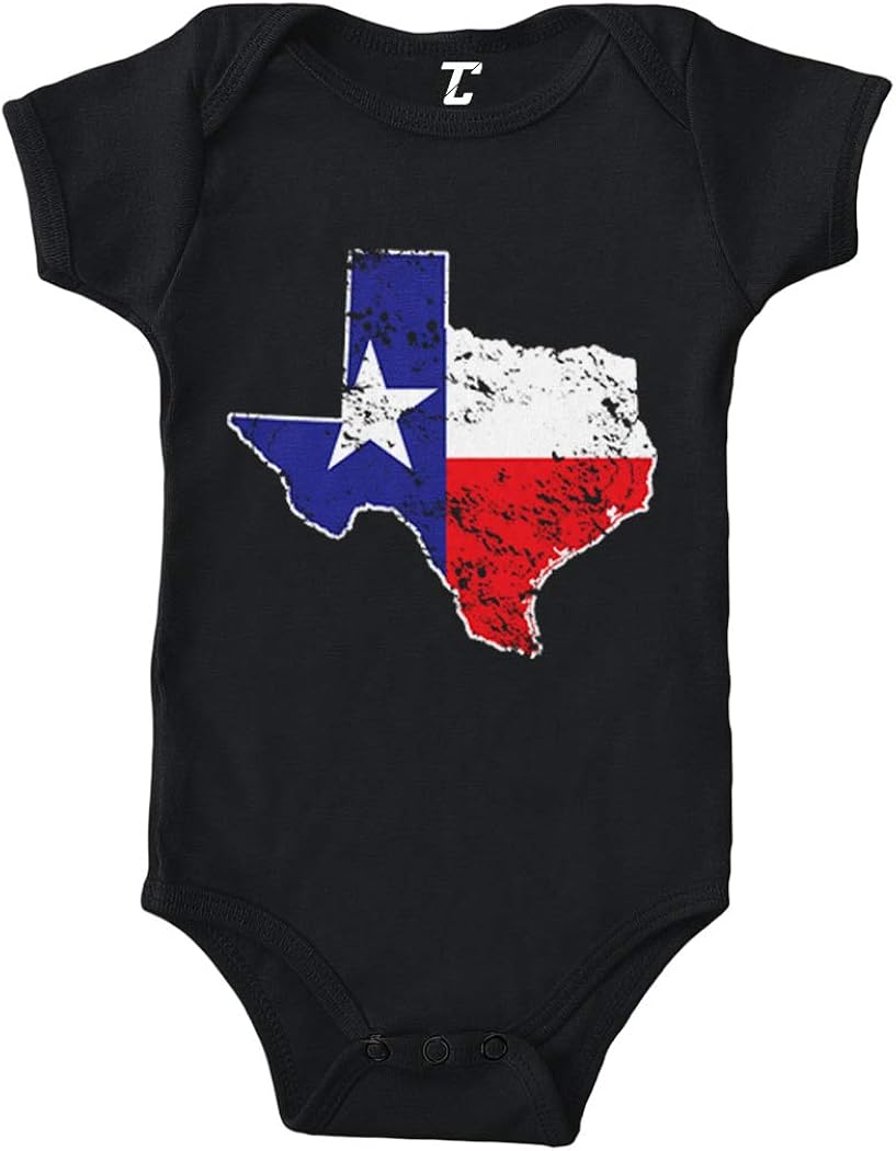 Amazon.com: Texas Map - Texan State Pride Cool Bodysuit: Clothing ...