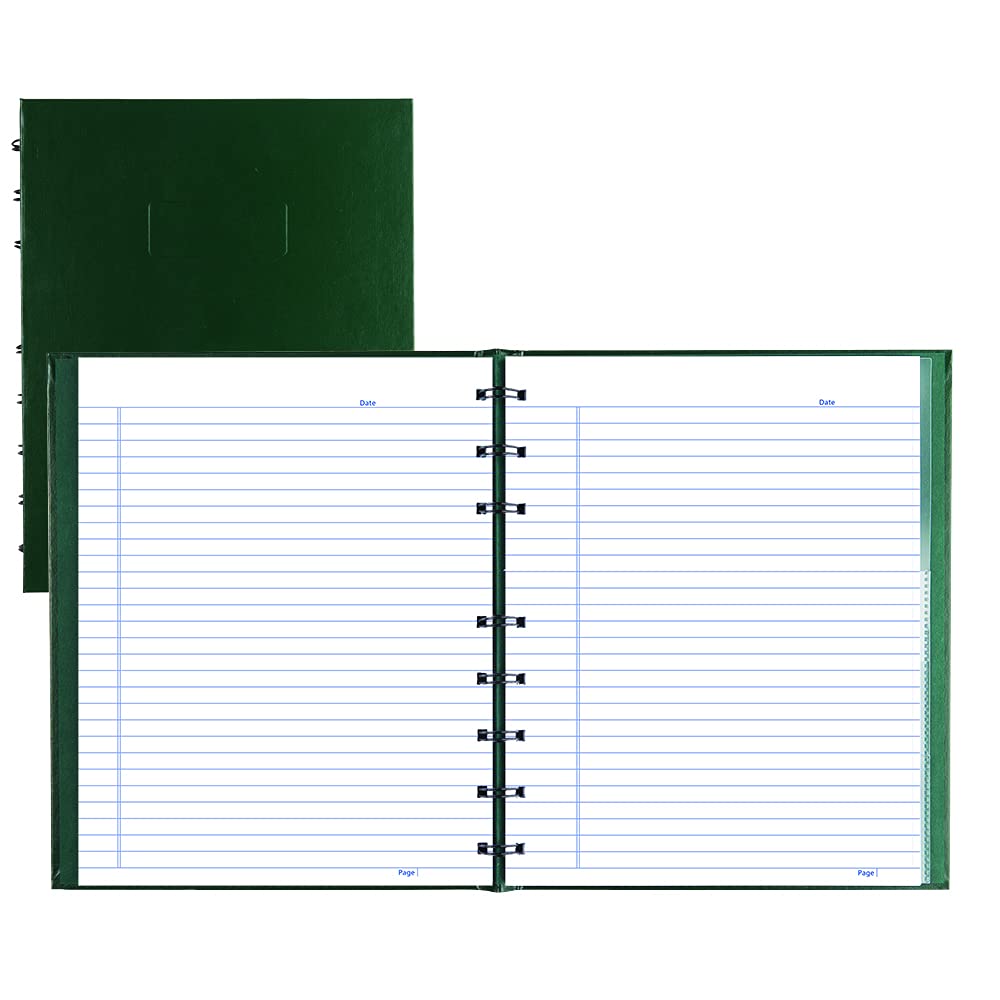 Blueline NotePro Notebook, 192 Pages, Green, 9-1/4-Inch x 7-1/4-Inch ...
