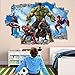 Amazon.com: Wthh Superhero Wall Decal - Peel and Stick Wall Decals ...