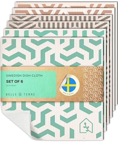 Amazon.com: Swedish Dish Cloths for Kitchen - Reusable Dishcloths for ...