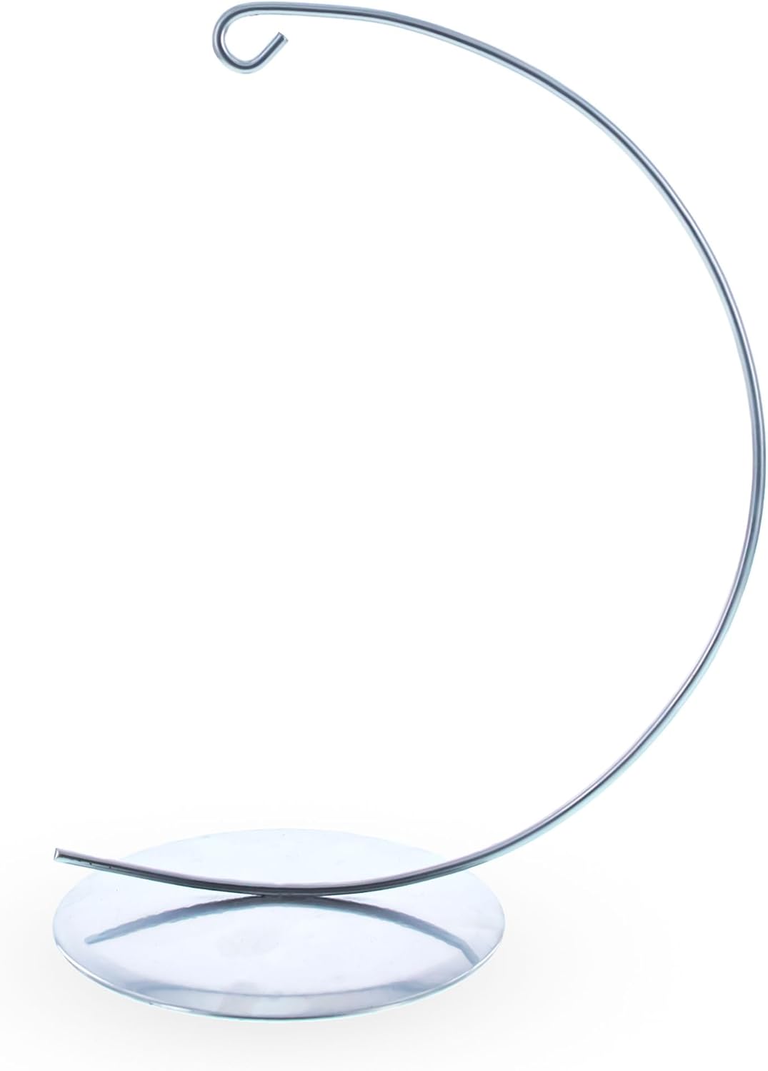 Amazon.com: BestPysanky Solid Round Base Silver Metal Ornament Display ...