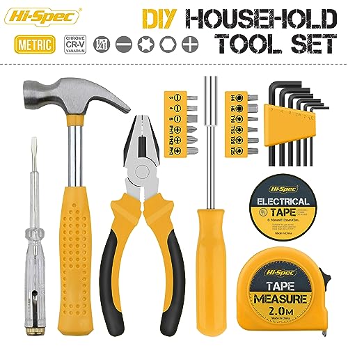 Snapklik.com : 24pc Yellow Household DIY Tool Kit Set Small Mini Tool ...