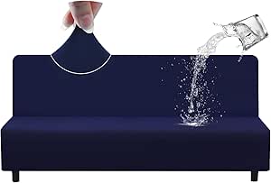 Amazon.com: HDCAXKJ 100% Waterproof Futon Cover Full Size Washable ...